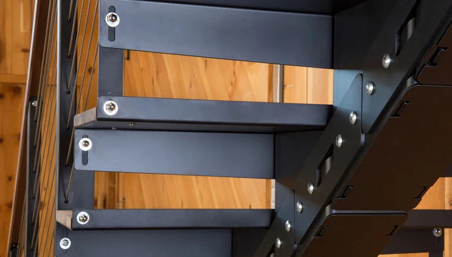 The Premium (Adjustable Height Straight Stairs) | Paragon Stairs