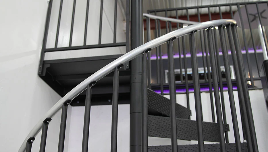 The Shopmaster (Commercial Shop Spiral Stairs) | Paragon Stairs