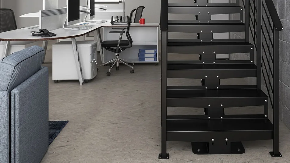 The Essential (All Steel Straight Stairs) | Paragon Stairs