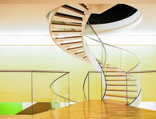 Curved Metal Staircases (Steel & Aluminum) | Paragon Stairs