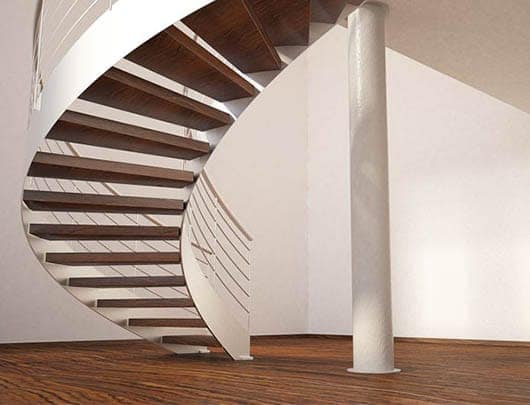 Curved Metal Staircases (Steel & Aluminum) | Paragon Stairs
