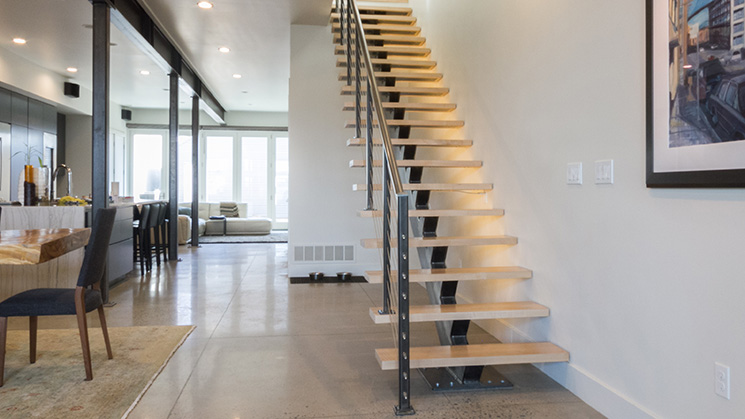 Minimalist Straight Staircases | Paragon Stairs
