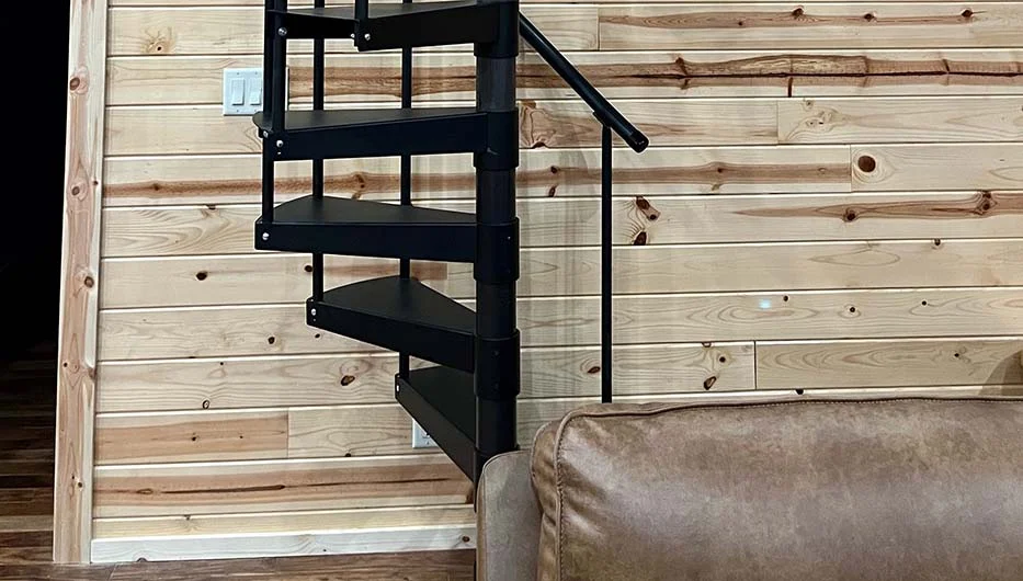 The Lincoln (Open Frame Spiral Stairs) | Paragon Stairs