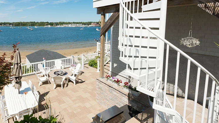 Beach House Exterior Stairs Beach House Beach Style Staircase