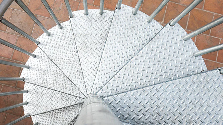 Galvanized Steel Spiral Staircases (Weatherproof) | Paragon Stairs