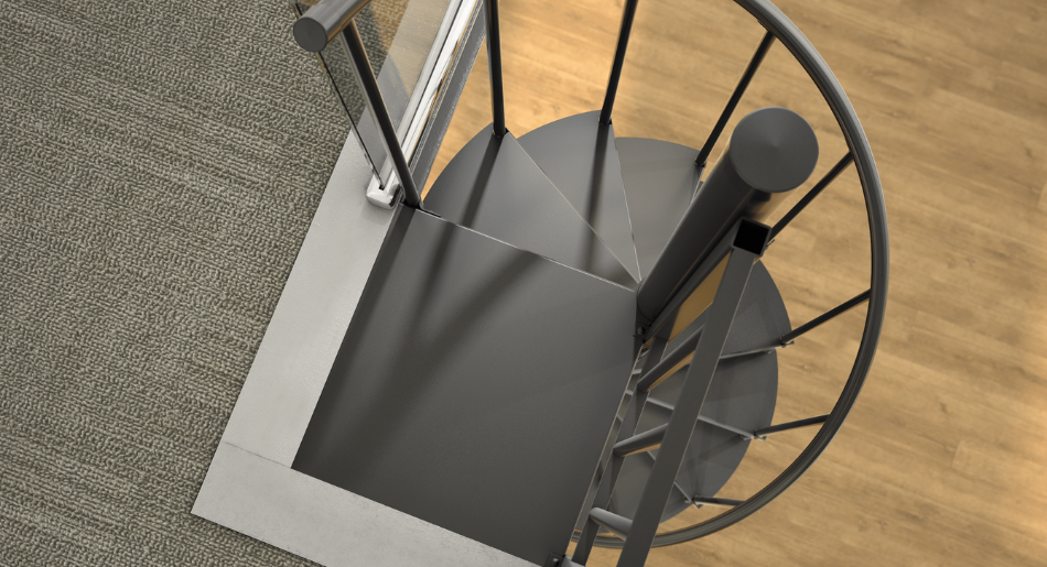DIY Steel Spiral Stair Kit - The Hubert Prefab Stair