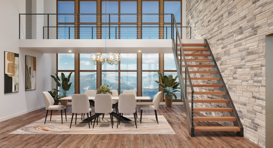 Floating Stairs Kit - The Winthorp Straight Stair - Paragon