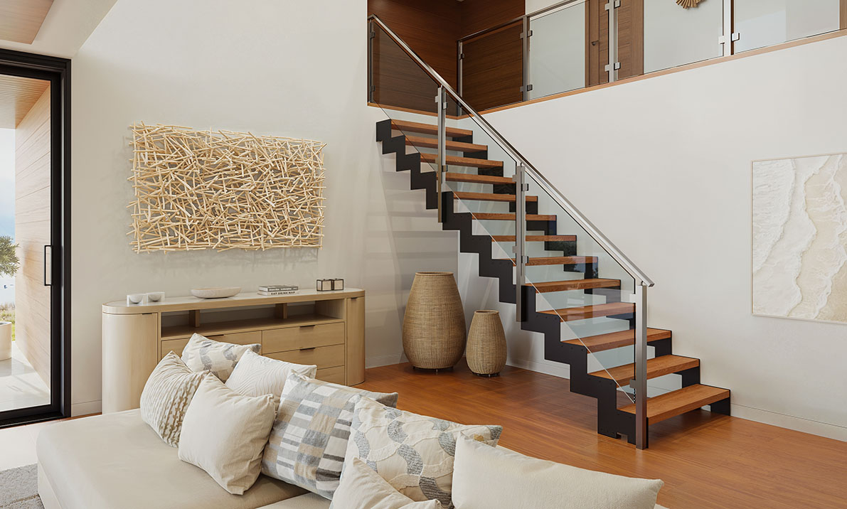 Plate Stringer Stairs (Custom & Prefab) | Paragon Stairs